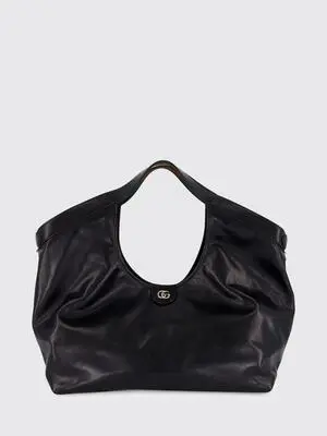 Gucci Leather Hobo Bag - Black