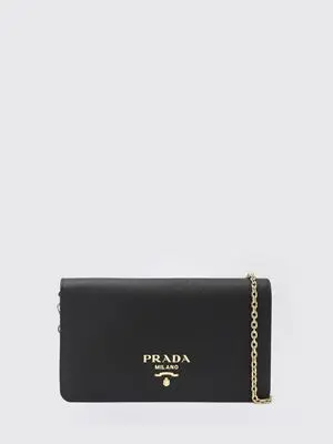 Prada Mini Bag With Chain Strap - Black