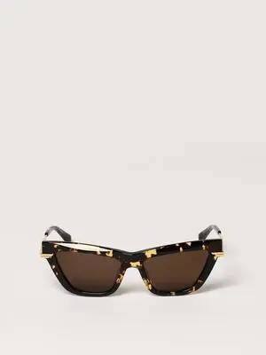 Bottega Veneta Cat Eye Tortoiseshell Sunglasses - Brown