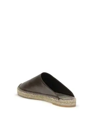 Brunello Cucinelli Leather Espadrille Mules