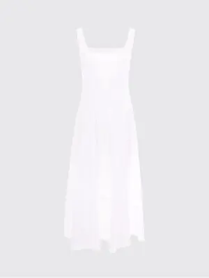 Max Mara Cotton Midi Dress - White