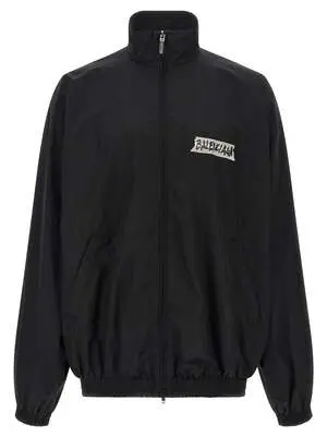 Balenciaga Masking Tape' Printed Tech Cotton Poplin Sweatshirt