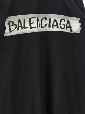 Balenciaga Masking Tape' Printed Tech Cotton Poplin Sweatshirt