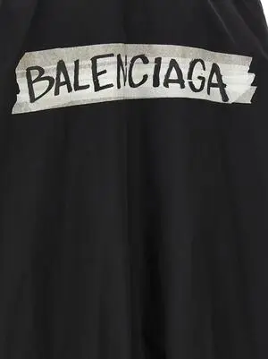 Balenciaga Masking Tape' Printed Tech Cotton Poplin Sweatshirt