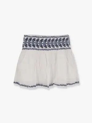 Isabel Marant Étoile Embroidered Cotton Skirt - Multicolor