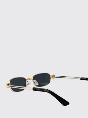 Bottega Veneta Rectangle Frame Sunglasses - Silver