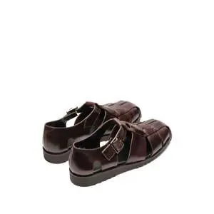 Paraboot Dark Leather Fisherman Sandals
