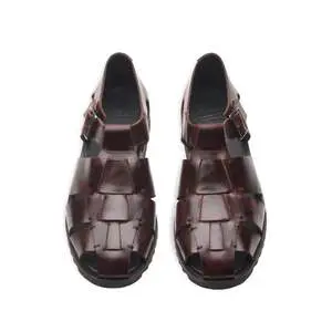 Paraboot Dark Leather Fisherman Sandals