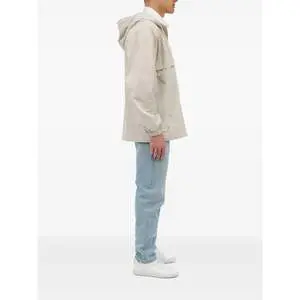 A.p.c. Off-white Hooded Jacket