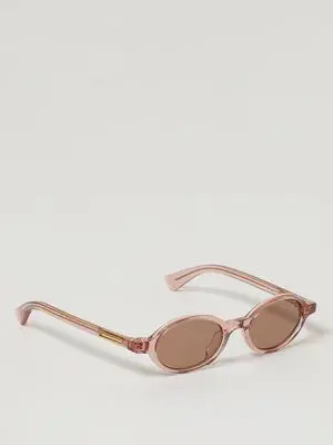 Bottega Veneta Oval Frame Sunglasses - Red