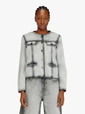 DIESEL® De-grafy-fsi Cotton And Lyocell Jacket - Multicolor