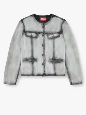 DIESEL® DIESEL De-Grafy-FSI Cotton And Lyocell Jacket Multicolor