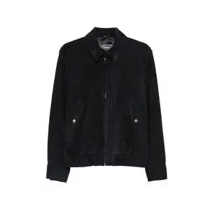 Mackage Suede Shirt Jacket - Blue