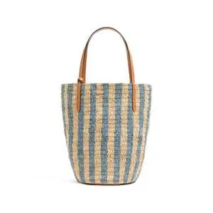 Valentino Garavani Hand-woven Raffia Shopping Bag