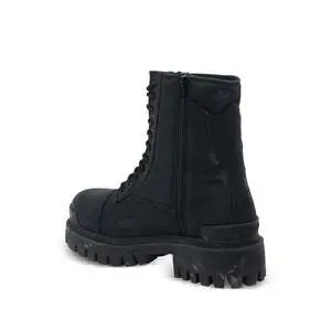Balenciaga Lace-up Zip-up Combat Boots - Multicolor