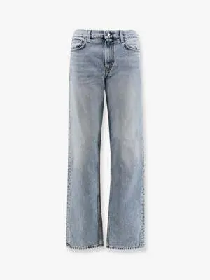 TOTEME Low Straight Organic Cotton Jeans - Multicolor