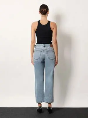 TOTEME Low Straight Organic Cotton Jeans - Multicolor