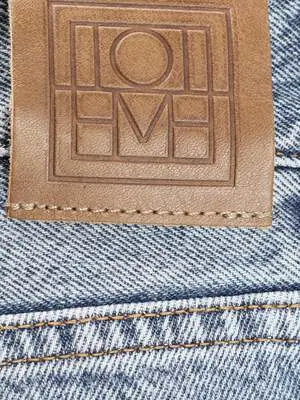 TOTEME Low Straight Organic Cotton Jeans - Multicolor