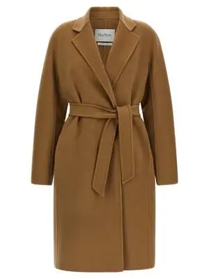 Max Mara Mxmaceri Cashmere Coat - Cream