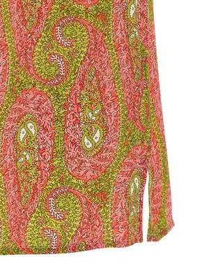 Etro Paisley Foliage Sleeveless Top