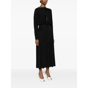 TOTEME Long Sleeve Boat Neck Dress