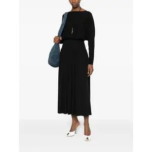 TOTEME Long Sleeve Boat Neck Dress