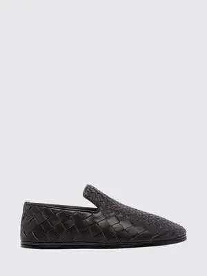 Bottega Veneta Woven Leather Loafers - Brown