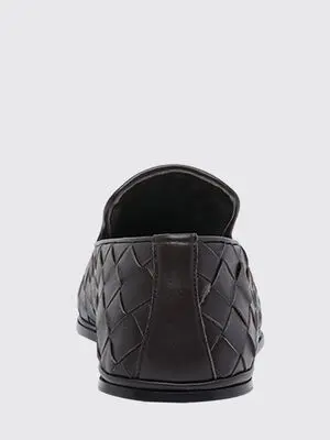 Bottega Veneta Woven Leather Loafers - Brown
