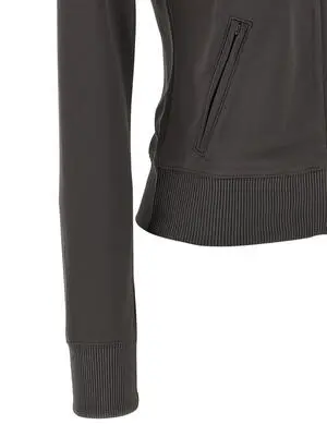 COURREGES Tracksuit Sweatshirt With High Neck And Zip Closure