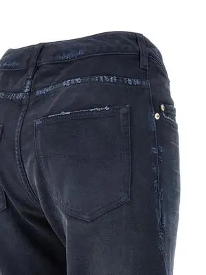 Balenciaga Curved Waist Wide Leg Jeans
