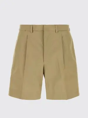 Prada Cotton Pleated Shorts - Multicolor