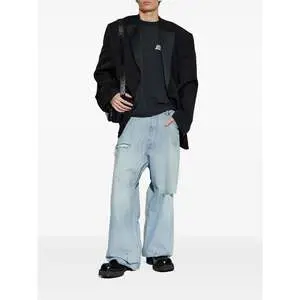 Balenciaga Calfskin Platform Loafers