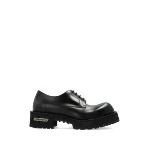 Balenciaga Calfskin Platform Loafers