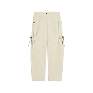 Max Mara Tapered Trousers With Button Detail - Cream