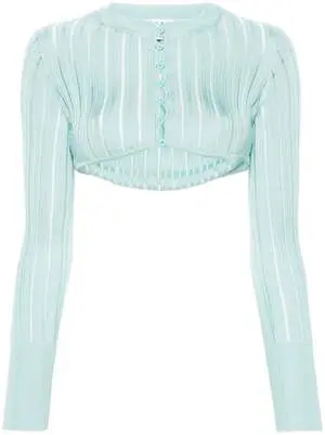 Alaïa Ribbed Cardigan
