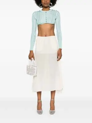 Alaïa Ribbed Cardigan - Multicolor