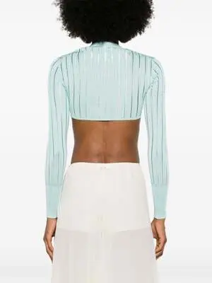Alaïa Ribbed Cardigan - Multicolor