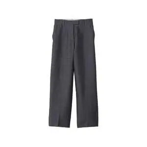 Miu Miu Miu Miu Straight Leg Trousers Gray