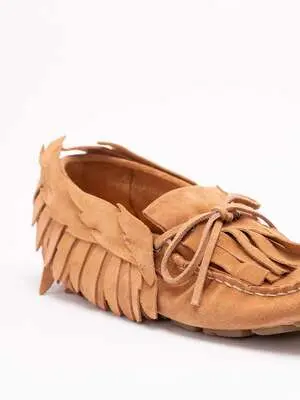 Alberta Ferretti Calf Leather Moccasins