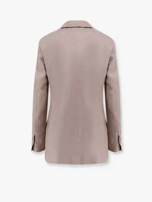 Max Mara Silk Double-breasted Blazer