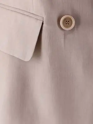 Max Mara Silk Double-breasted Blazer