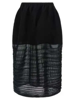 Issey Miyake Textured Skirts