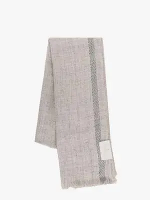 Brunello Cucinelli Linen Scarf - Multicolor