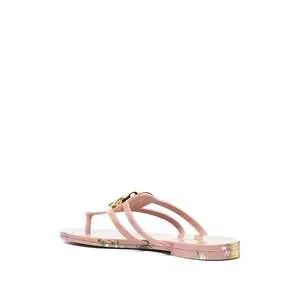 Dolce & Gabbana Floral Print Rubber Flip Flops