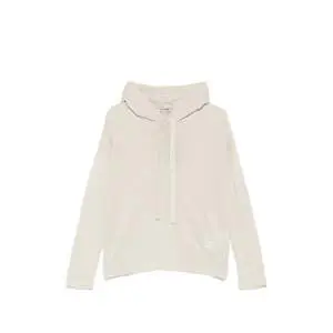 Max Mara Linen Blend Hoodie - Cream