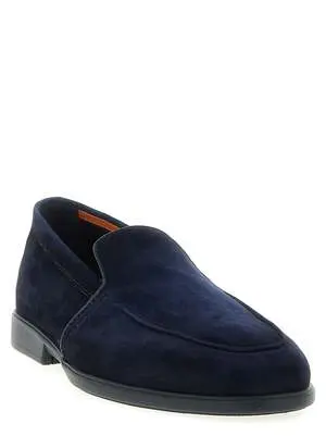 Santoni Malibù Suede Loafers