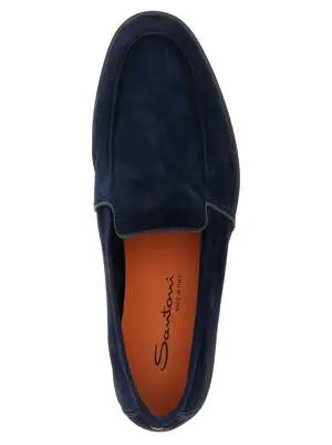 Santoni Malibù Suede Loafers