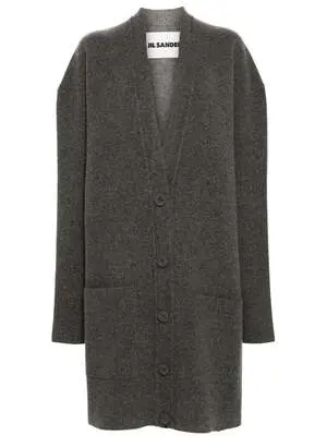 JIL SANDER Oversized Wool Cardigan