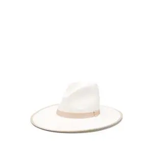 Max Mara Woven Hat With Ribbon Trim - White