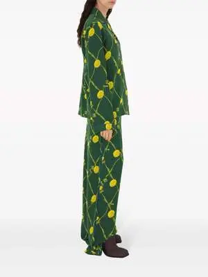 Burberry Printed Silk Shirt